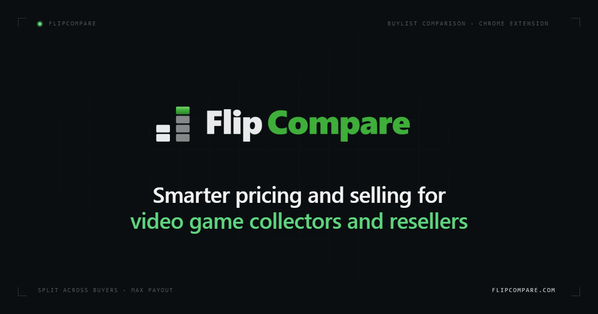 FlipCompare | Compare Video Game Buylist Offers